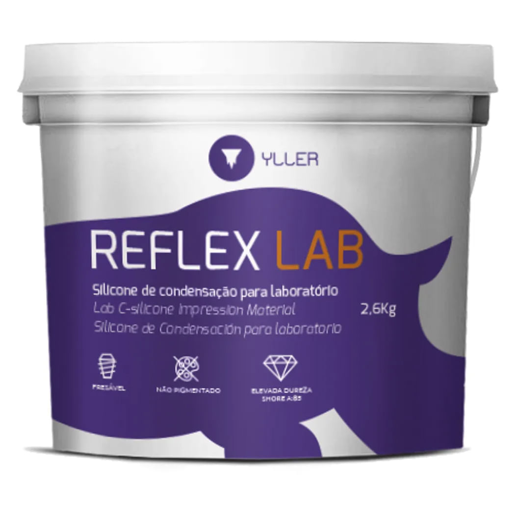 Silicone para Laboratório Reflex Lab Denso 2,6kg - Yller - Sorria+