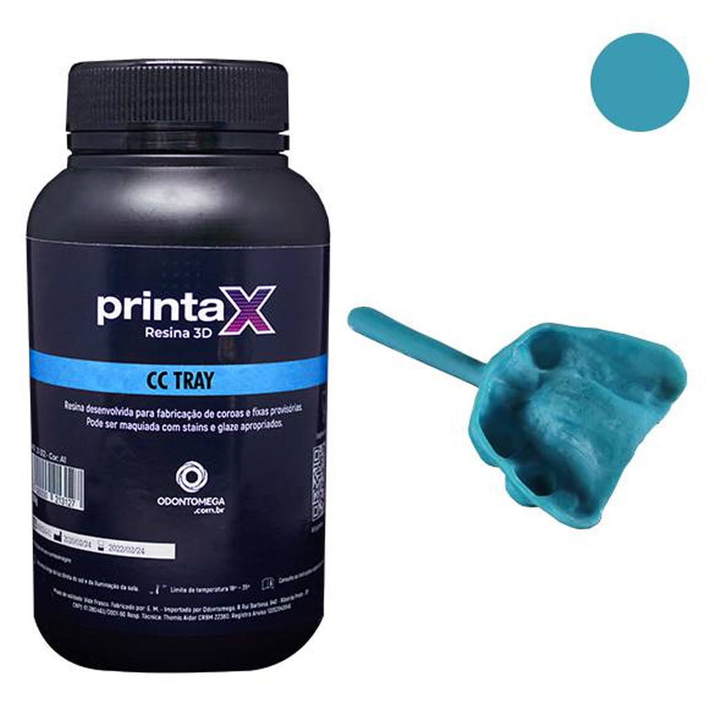 Resina 3D Printax CC Tray 500g - Odontomega